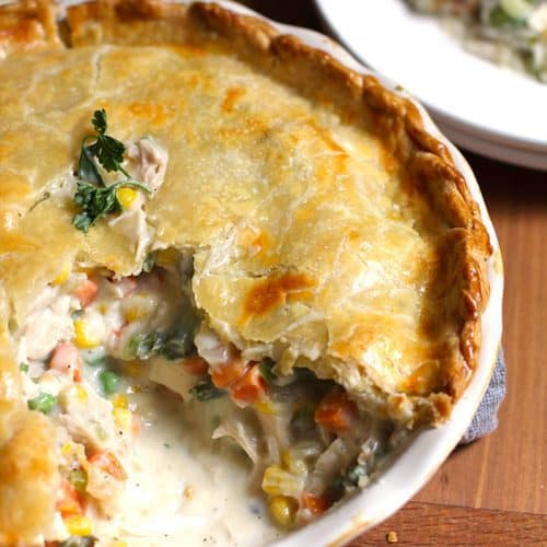 Chicken Dinner Pot Pie - SueBee Homemaker