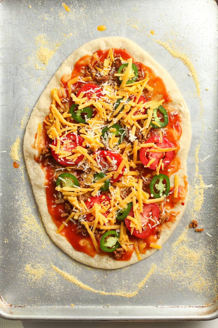 How to make Flatbread Pizza - NO YEAST - SueBee Homemaker
