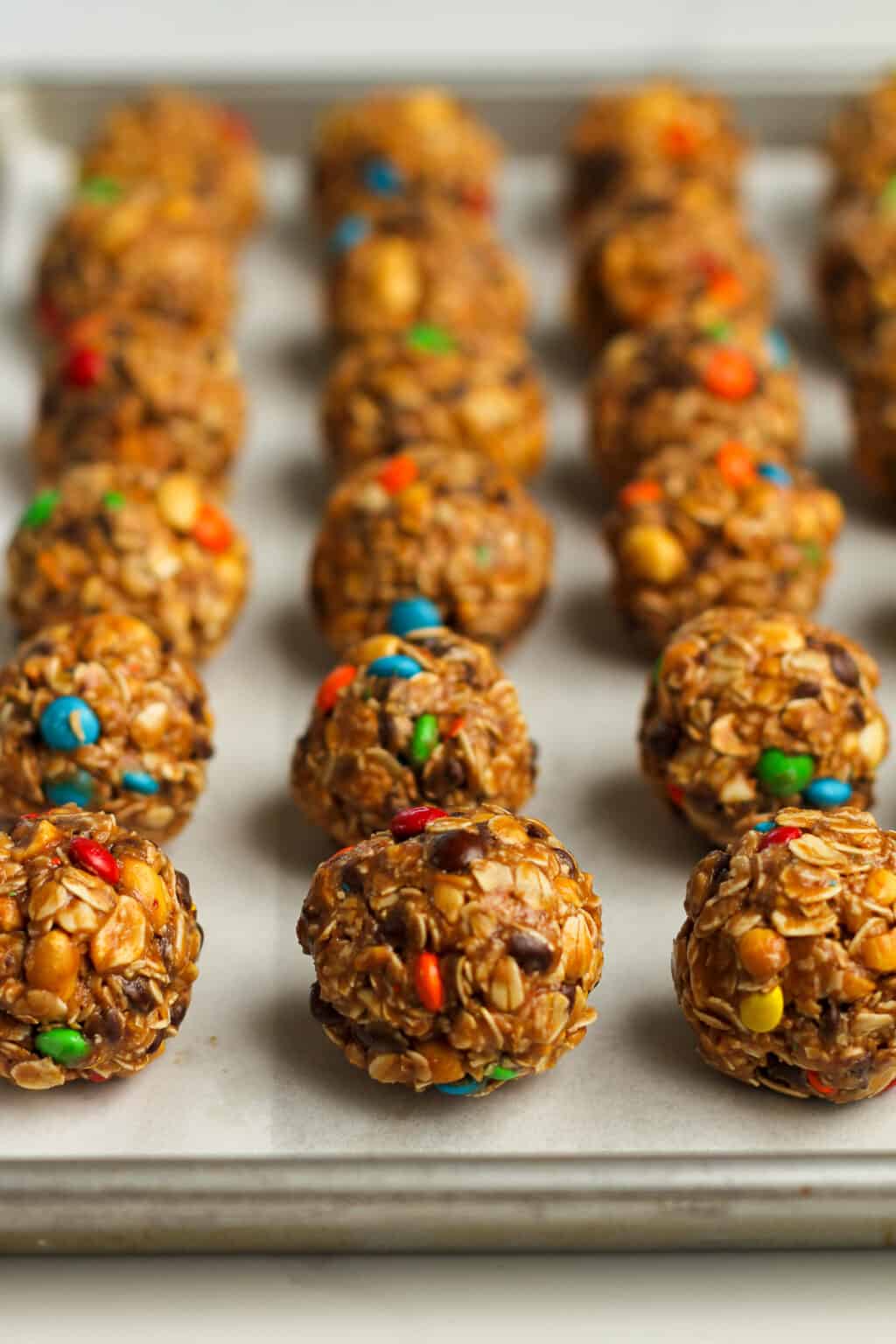 No Bake Monster Cookie Balls - SueBee Homemaker