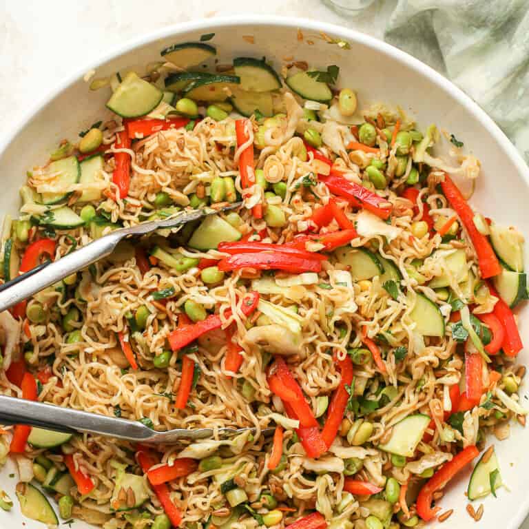 Cold Ramen Noodle Salad - SueBee Homemaker