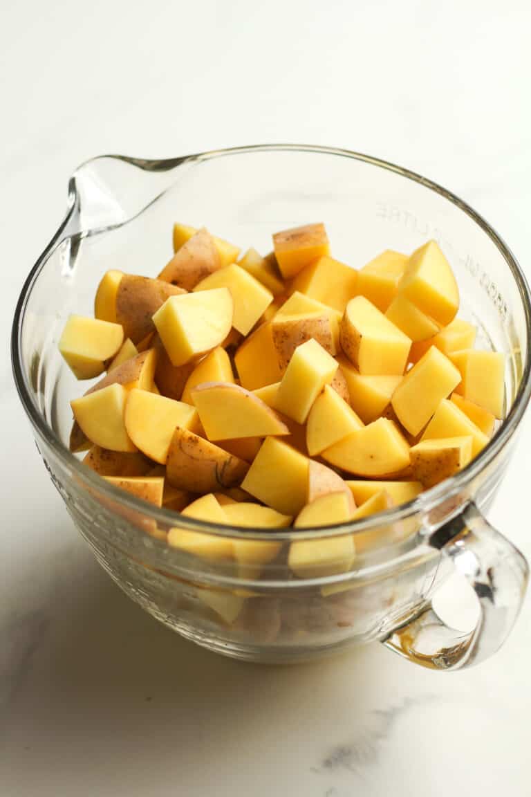 Easy Mustard Roasted Potatoes - SueBee Homemaker