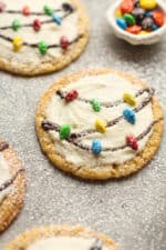 Christmas Lights Sugar Cookies - SueBee Homemaker