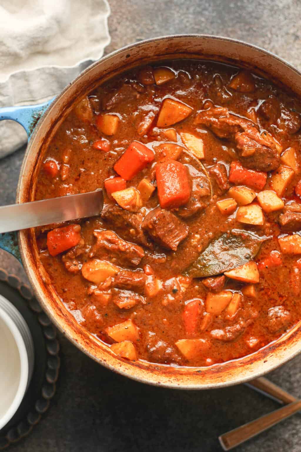 Oven Baked Curry Beef Stew Recipe - SueBee Homemaker