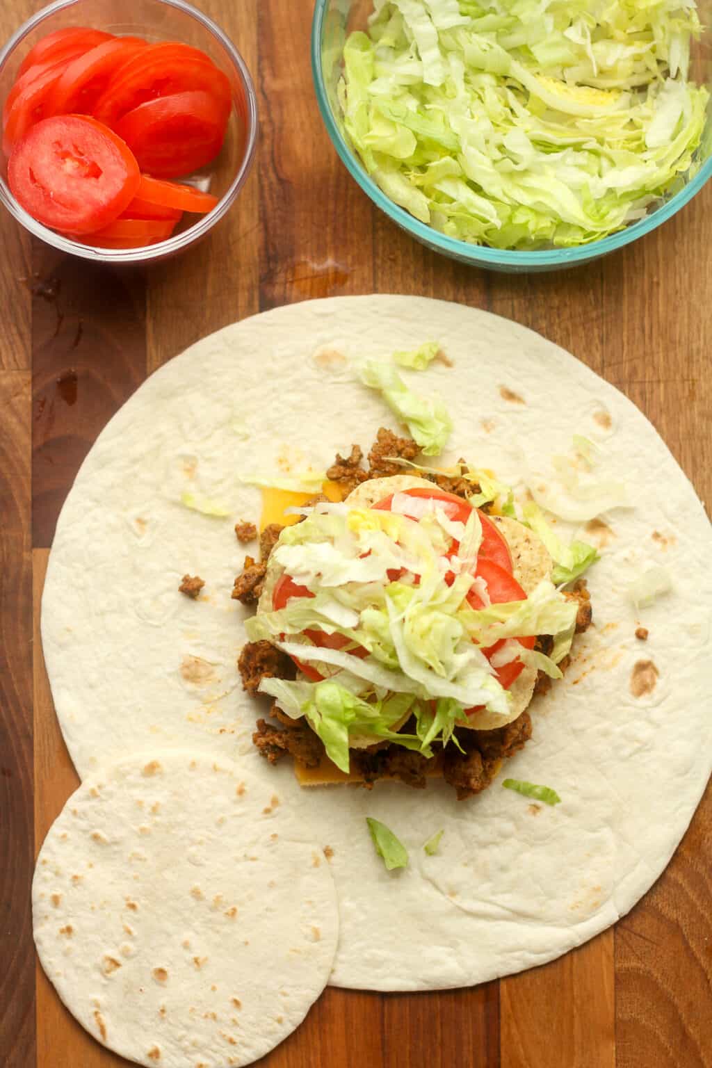 Easy Taco Crunch Wraps - SueBee Homemaker