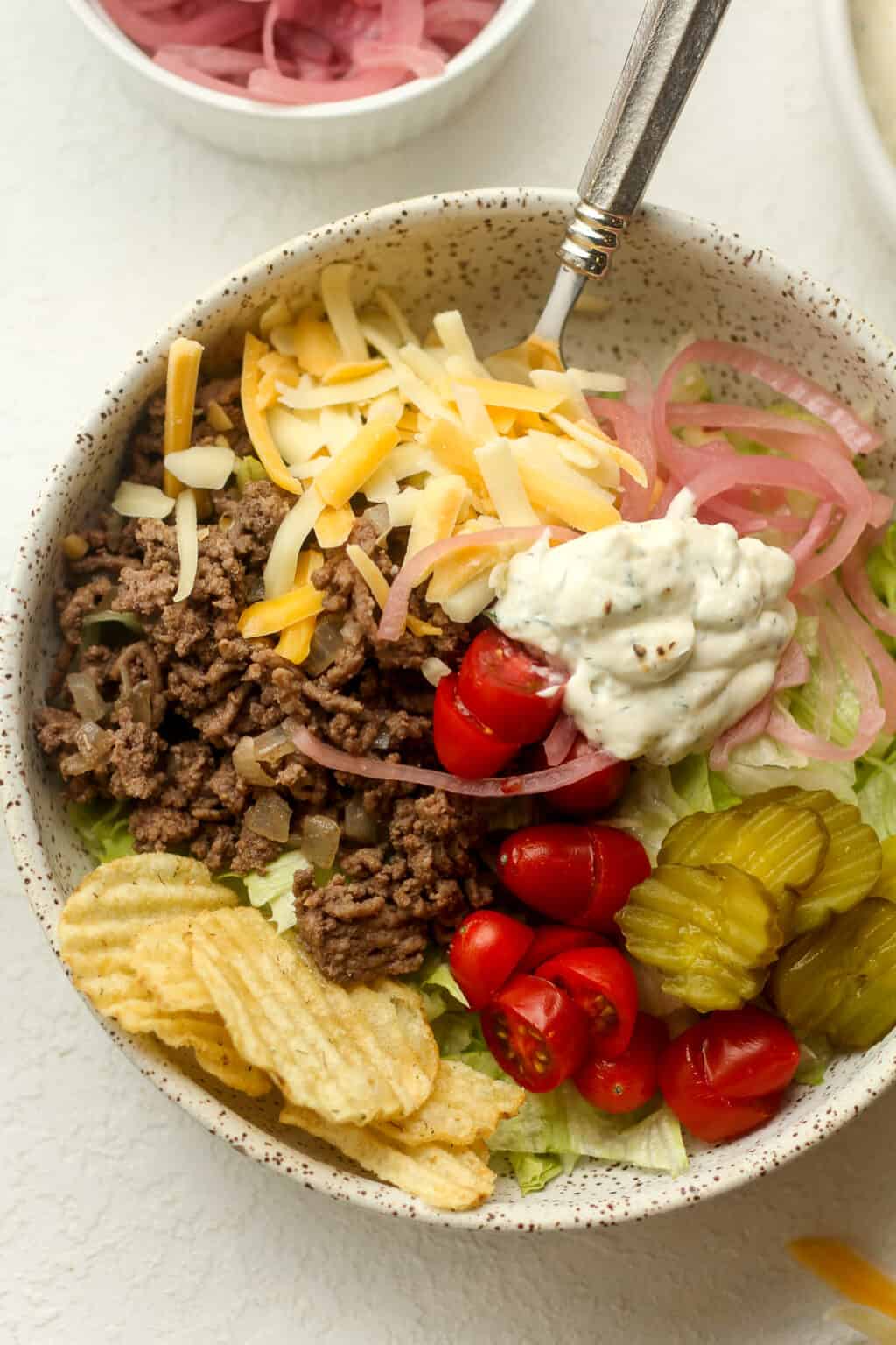 Deconstructed Burgers with Dill Pickles - SueBee Homemaker