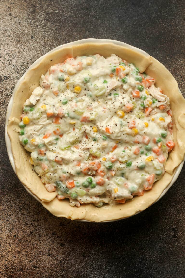 Double Crust Chicken Pot Pie - SueBee Homemaker