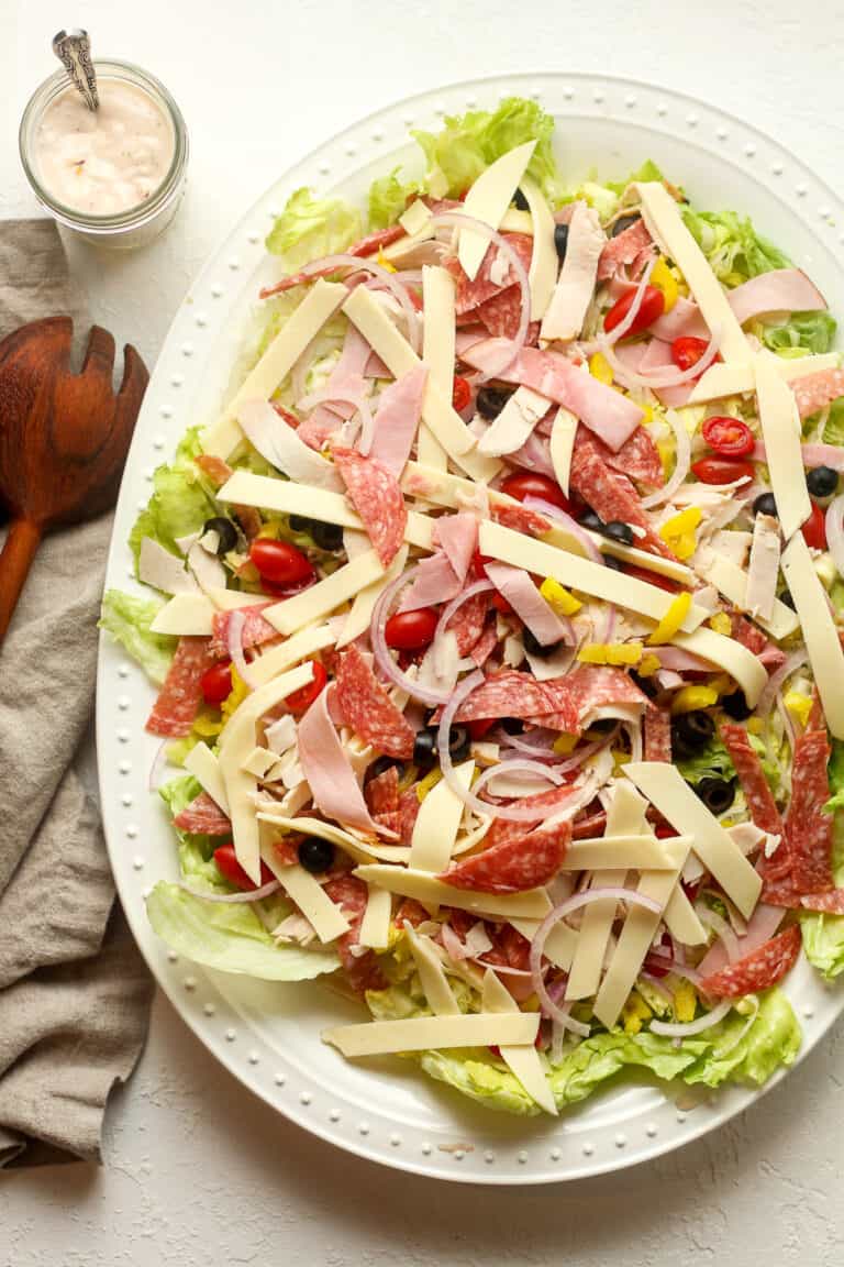 The BEST Italian Grinder Salad - SueBee Homemaker
