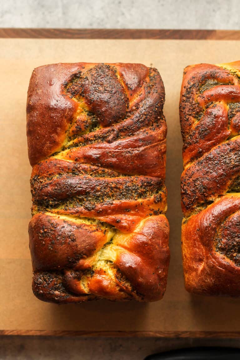 Savory Braided Pesto Bread - SueBee Homemaker
