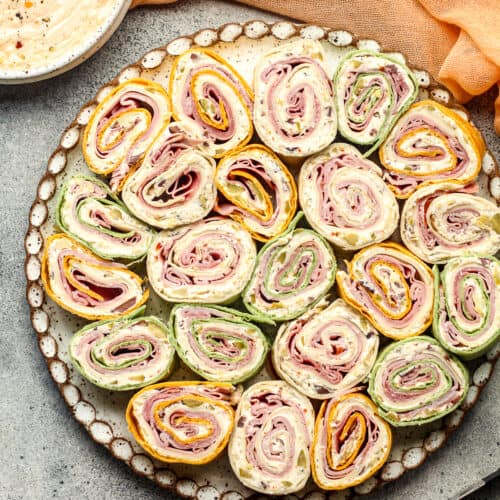 Simple Italian Pinwheels with Dipping Sauce - SueBee Homemaker
