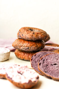 Chewy Blueberry Bagels {Six Ingredients} - SueBee Homemaker