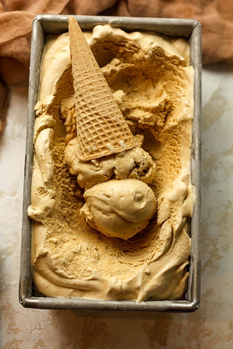Rich and Creamy Butterscotch Ice Cream - SueBee Homemaker
