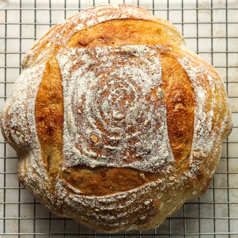 Crusty Sourdough Bread (with cold fermentation) - SueBee Homemaker
