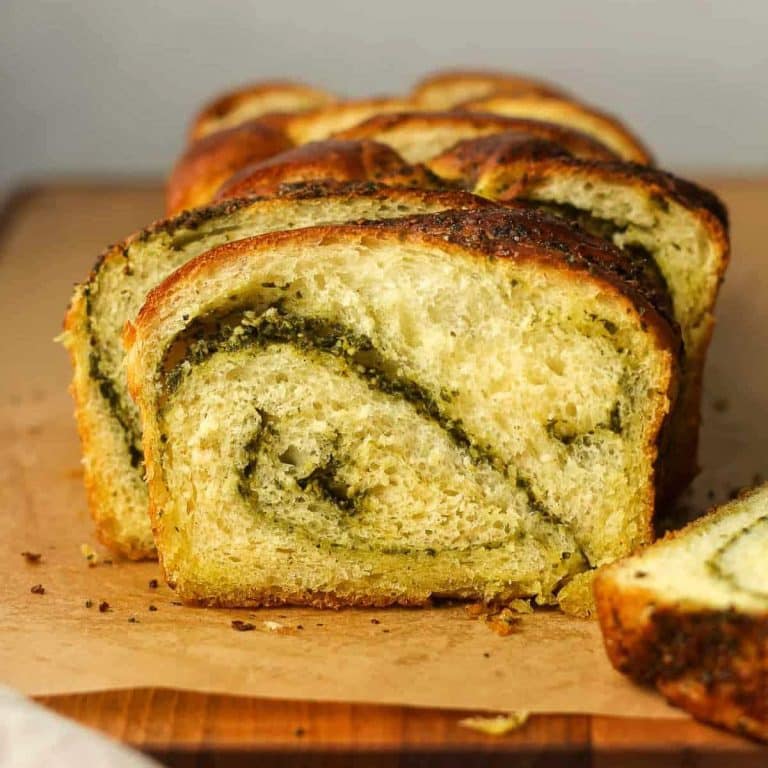 Savory Braided Pesto Bread - SueBee Homemaker