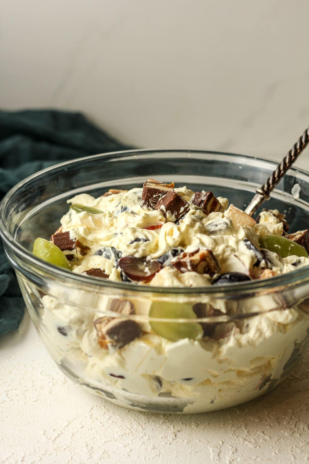 Snicker Salad Recipe with apples and grapes - SueBee Homemaker